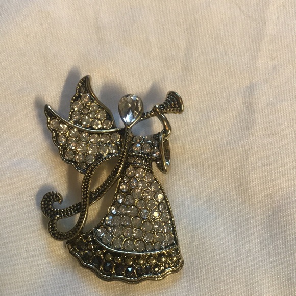 Monet | Jewelry | Vintage Signed Monet Since 929 Angel Pinbrooch | Poshmark